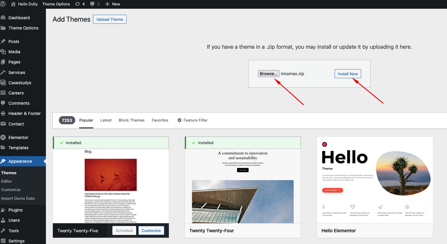 Innomax - Technology & IT Startup WordPress Theme